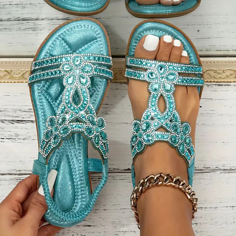 Boho Sandals For Women Colorful Bohemian Sandals – Zalor