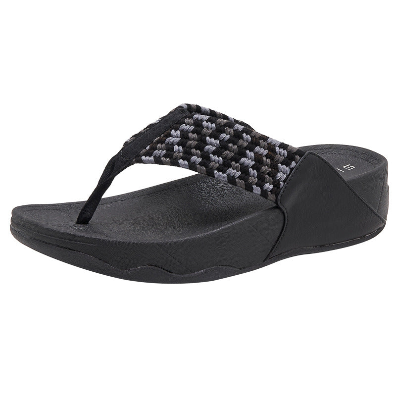 SIKETU | Platform Comfy Summer Slipper Flip Flop Backless Sandals – Zalor